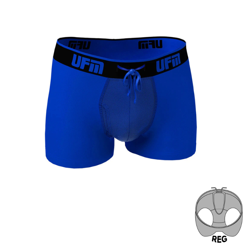 UFM Men's Pouch Underwear - Polyester Trunks 3 inch | Regular Support ...